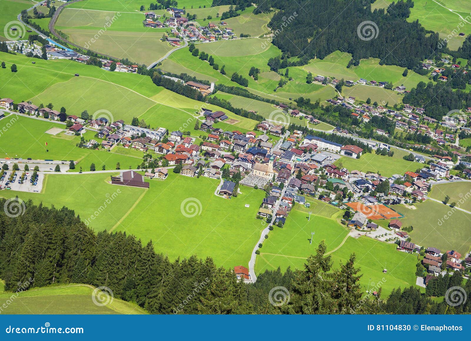 Westendorf Village, Tirol, Austria Stock Photo - Image of alpine ...