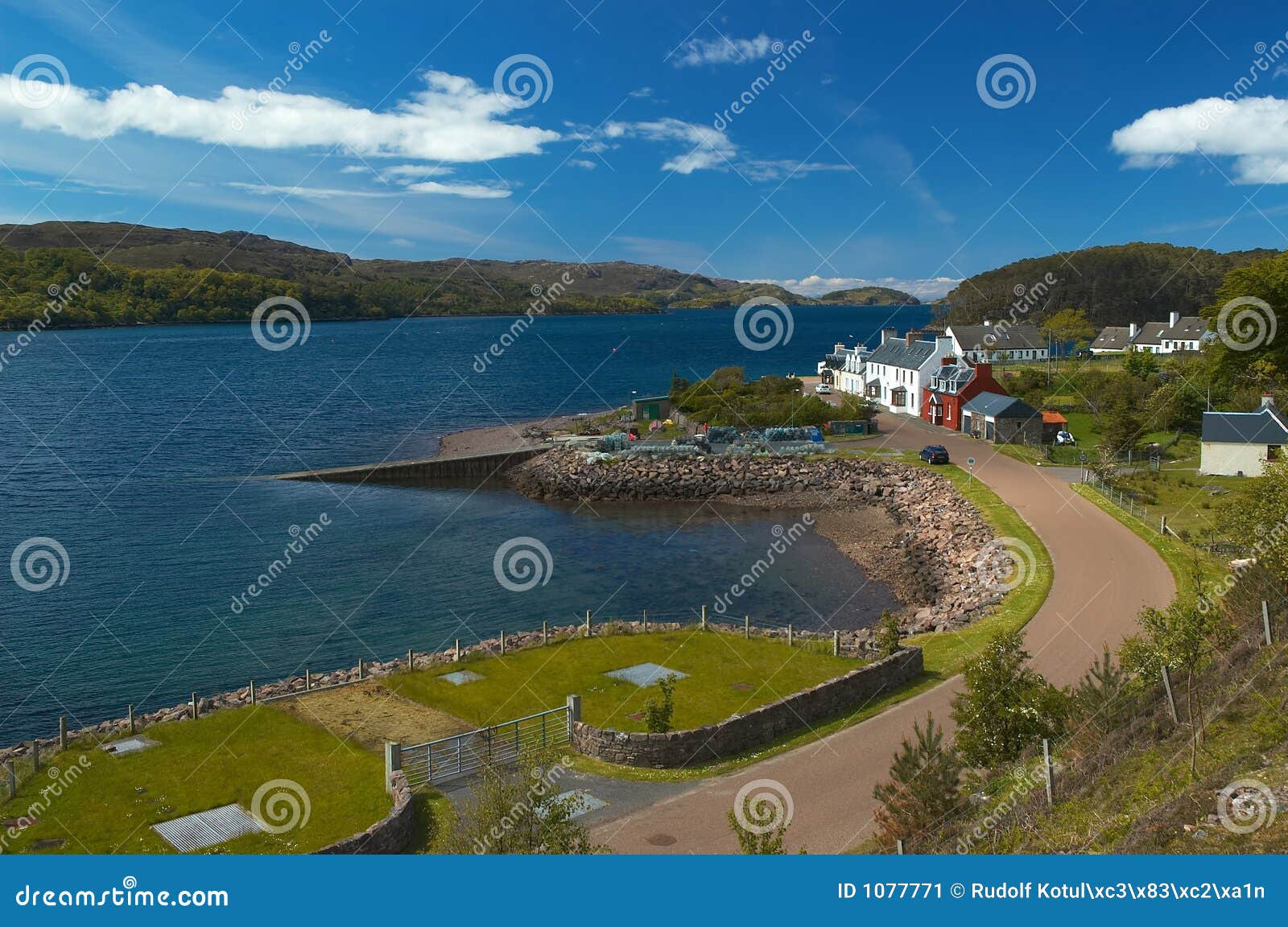 Wester Ross stock image. Image of mountain, natural, clouds - 1077771