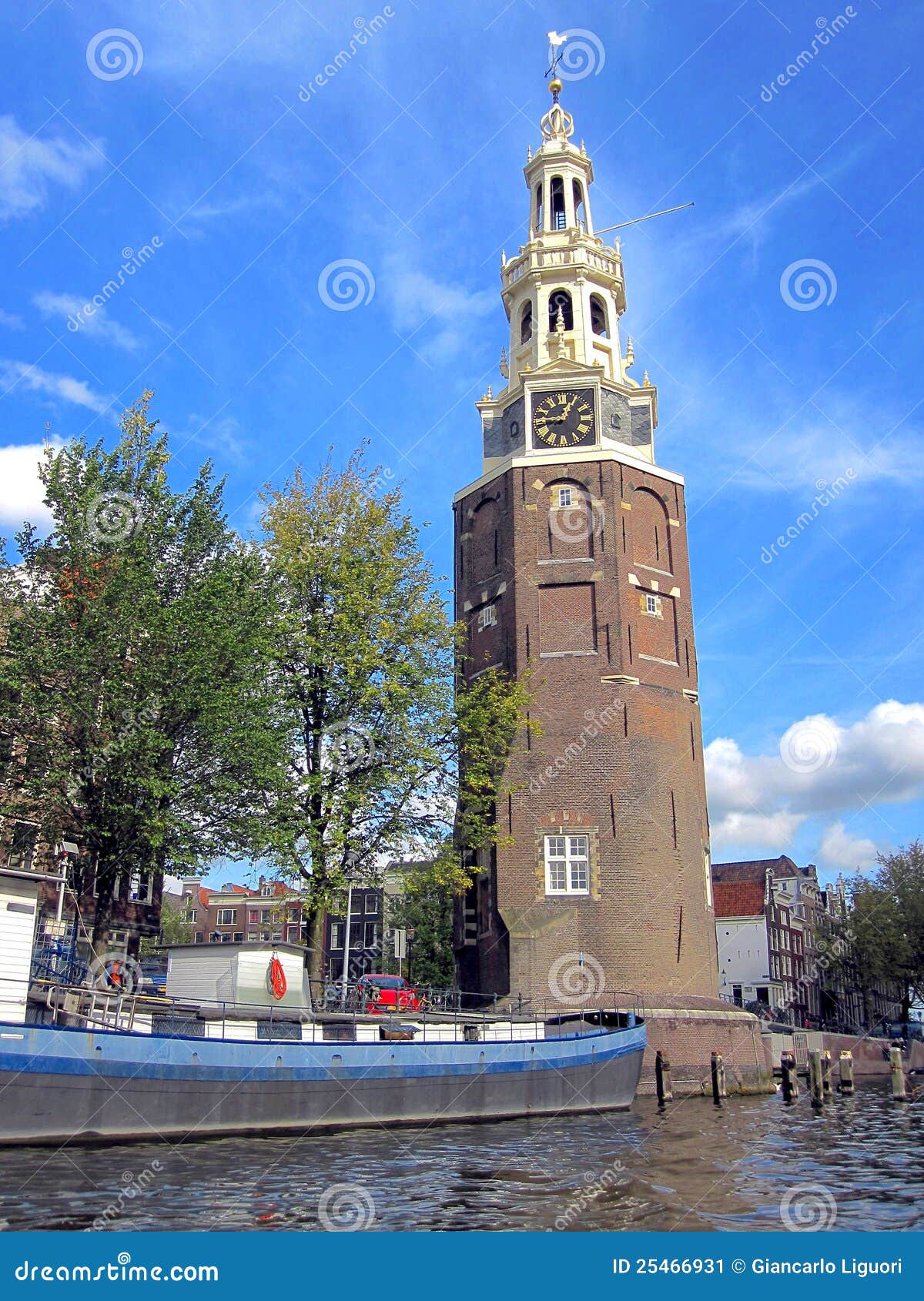 The Westerkerk, Amsterdam stock image. Image of anne - 25466931