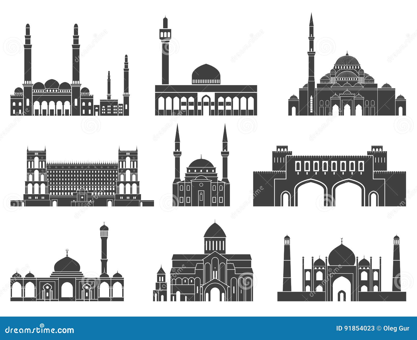 Western Asia, Subregion Of Asia, Geoscheme And Political Map Vector ...