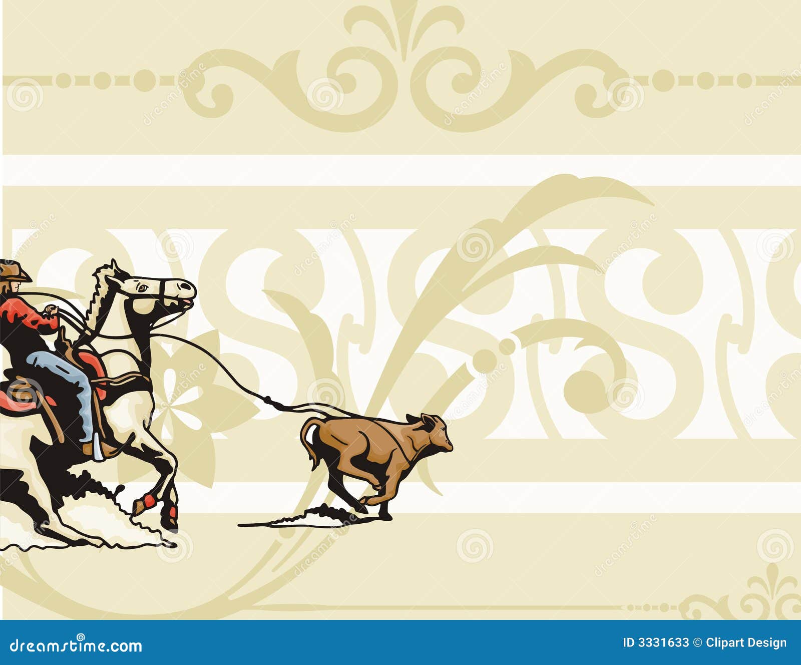 Breakaway Roping Clipart Sun