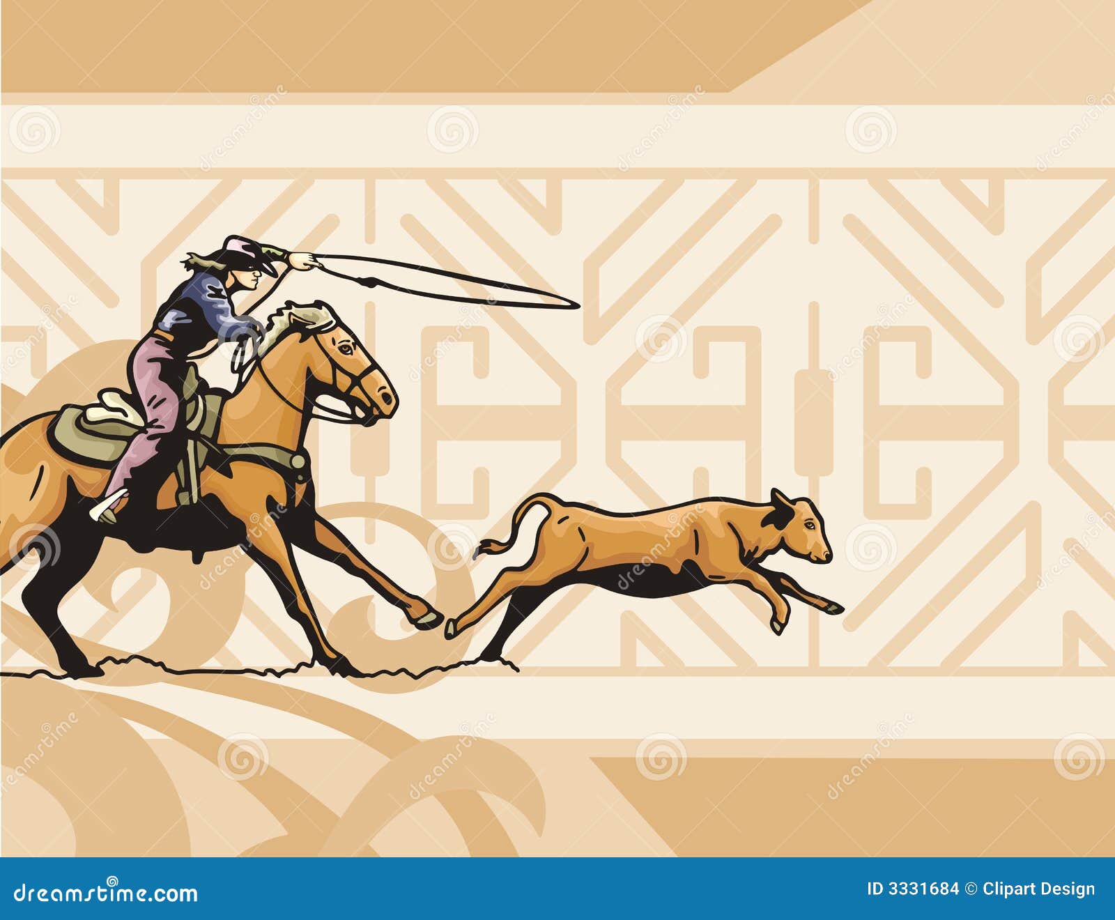 Team Roping Silhouette Clip Art