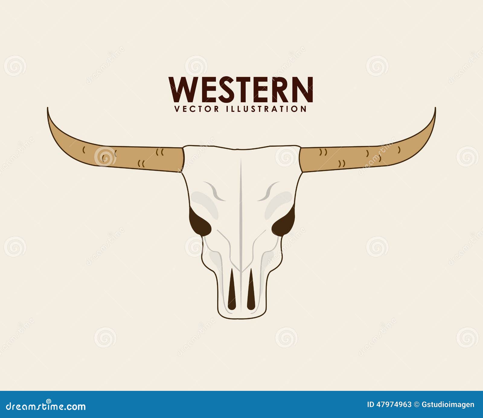 Western banner stock illustration. Illustration of american - 47974963