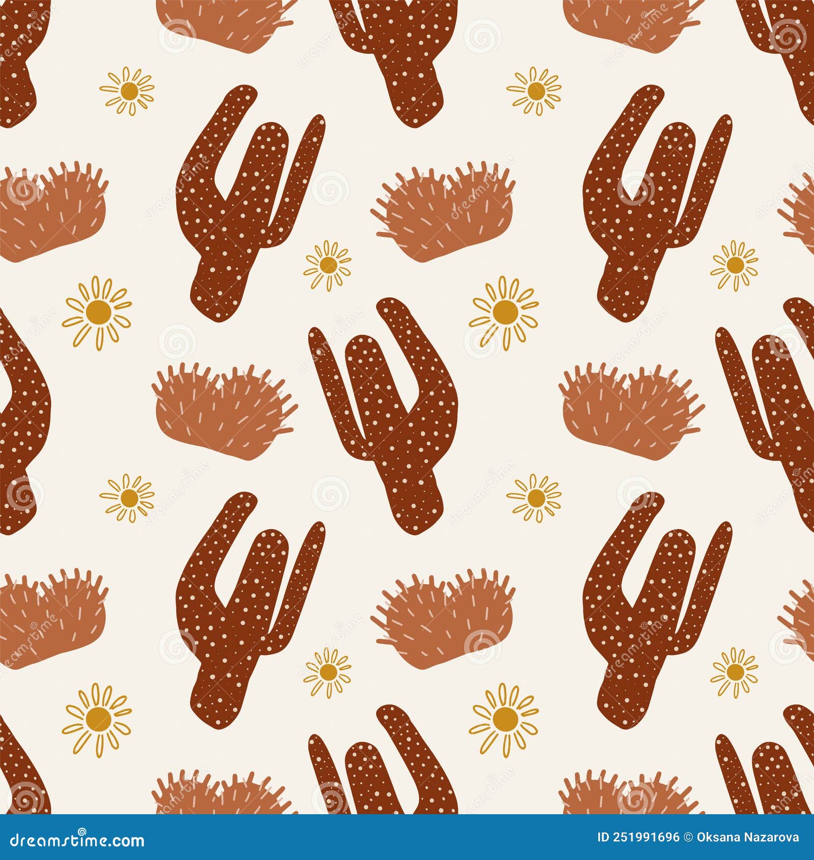 Western Cactus, Watercolor Clipart Illustration With Isolated ...