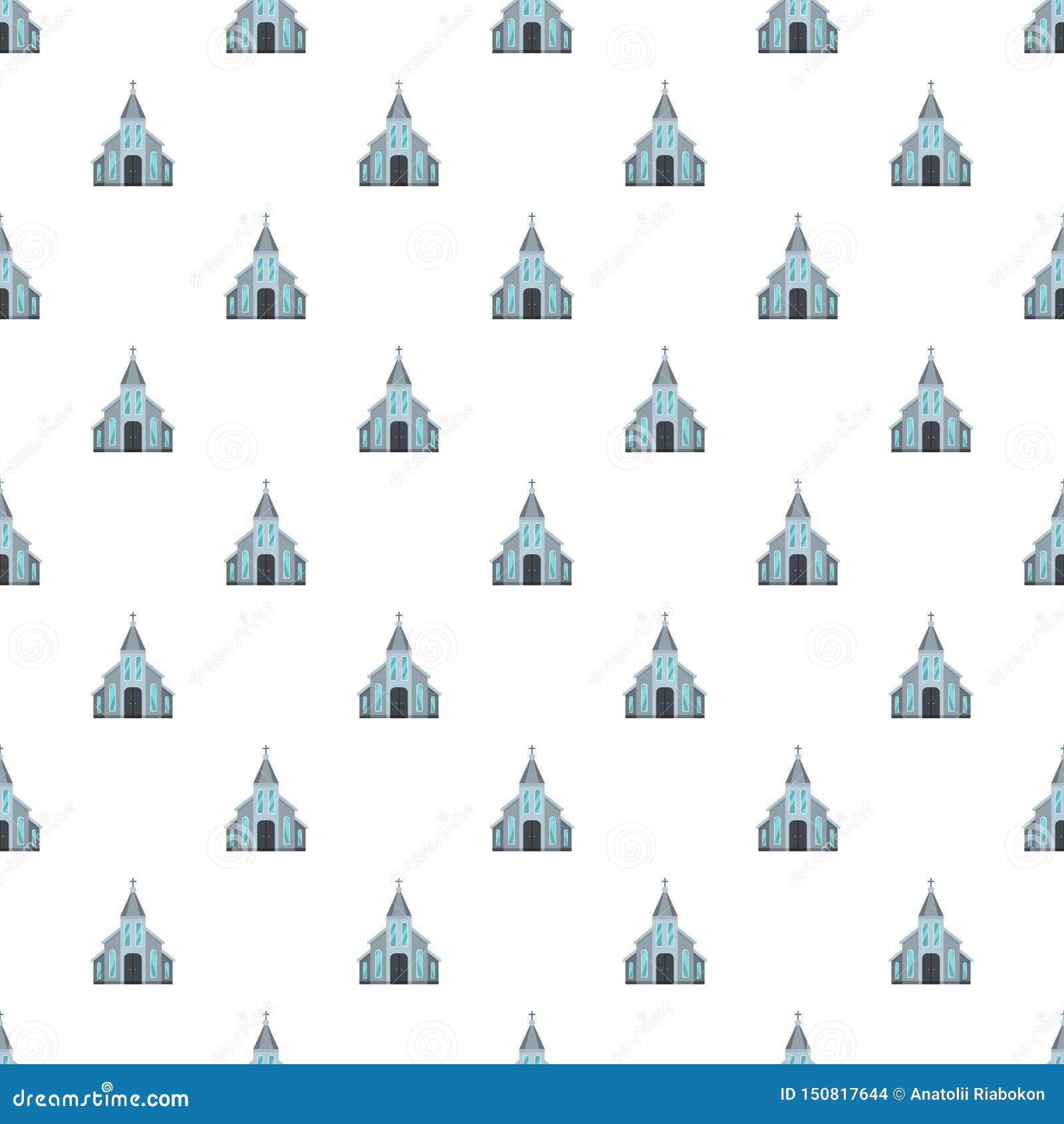 Western Church Pattern Seamless Vector Stock Vector - Illustration of ...