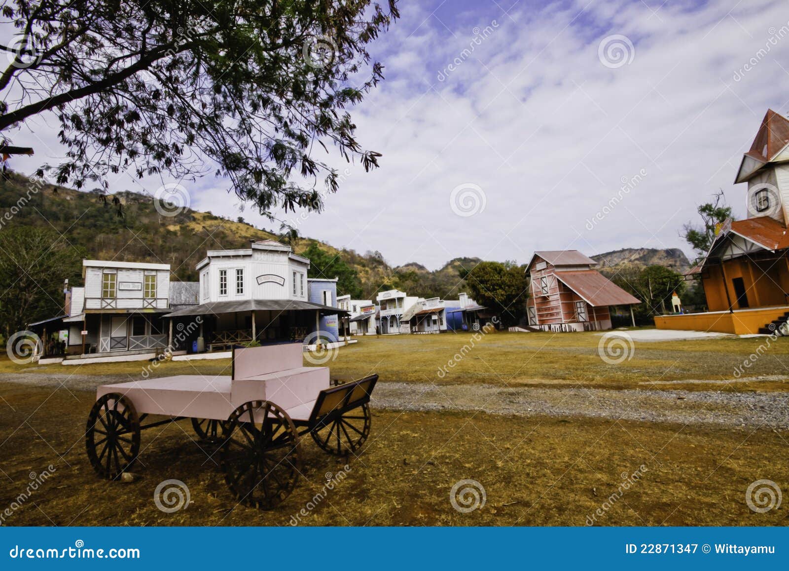 Western City stock image. Image of equine, decor, halter - 22871347