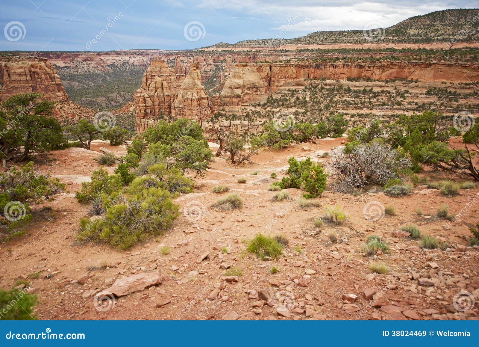 Western Colorado Landscape stock image. Image of states - 38024469