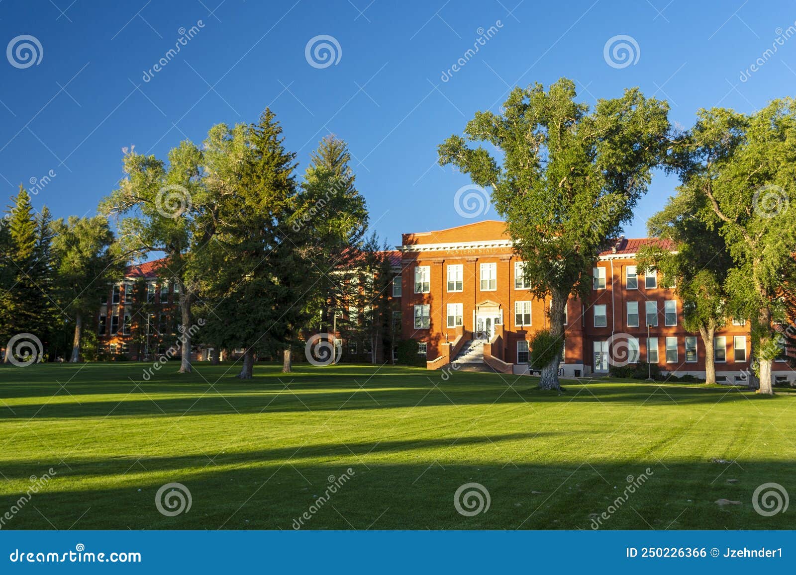 Western Colorado University Campus on a Sunny Day Stock Photo - Image ...