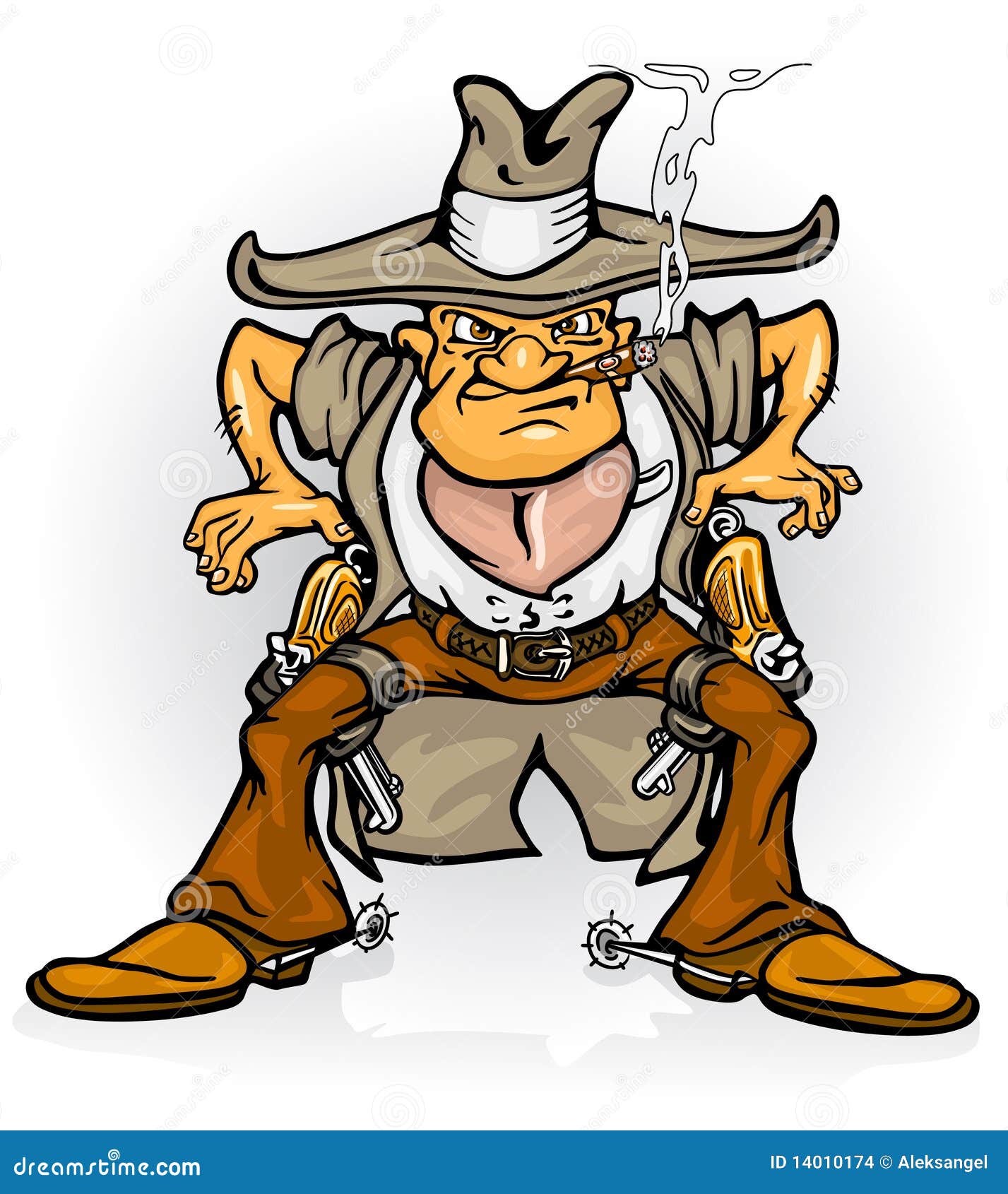 Cowboy Bandit Outlaw Highwayman Or Bank Robber Wearing Face Mask Front ...