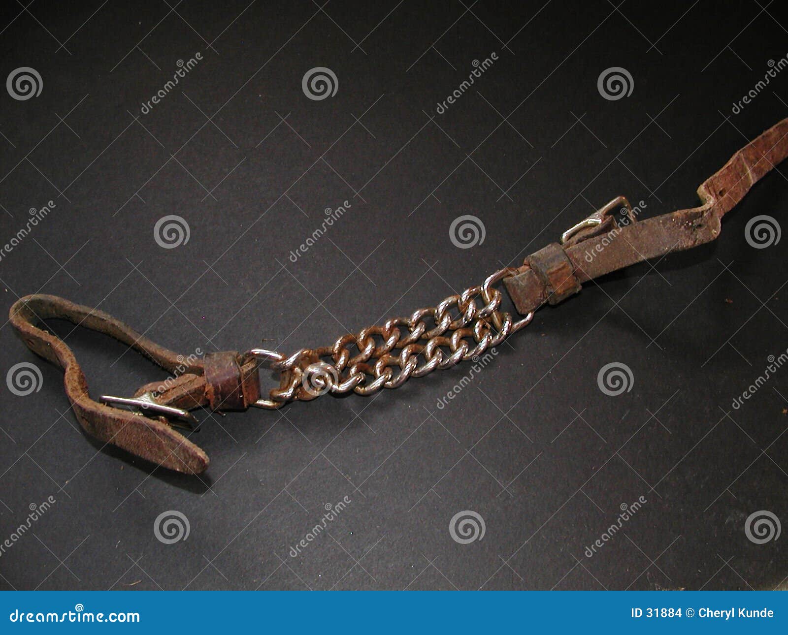 Western Curb Chain-used stock photo. Image of curb, metal - 31884