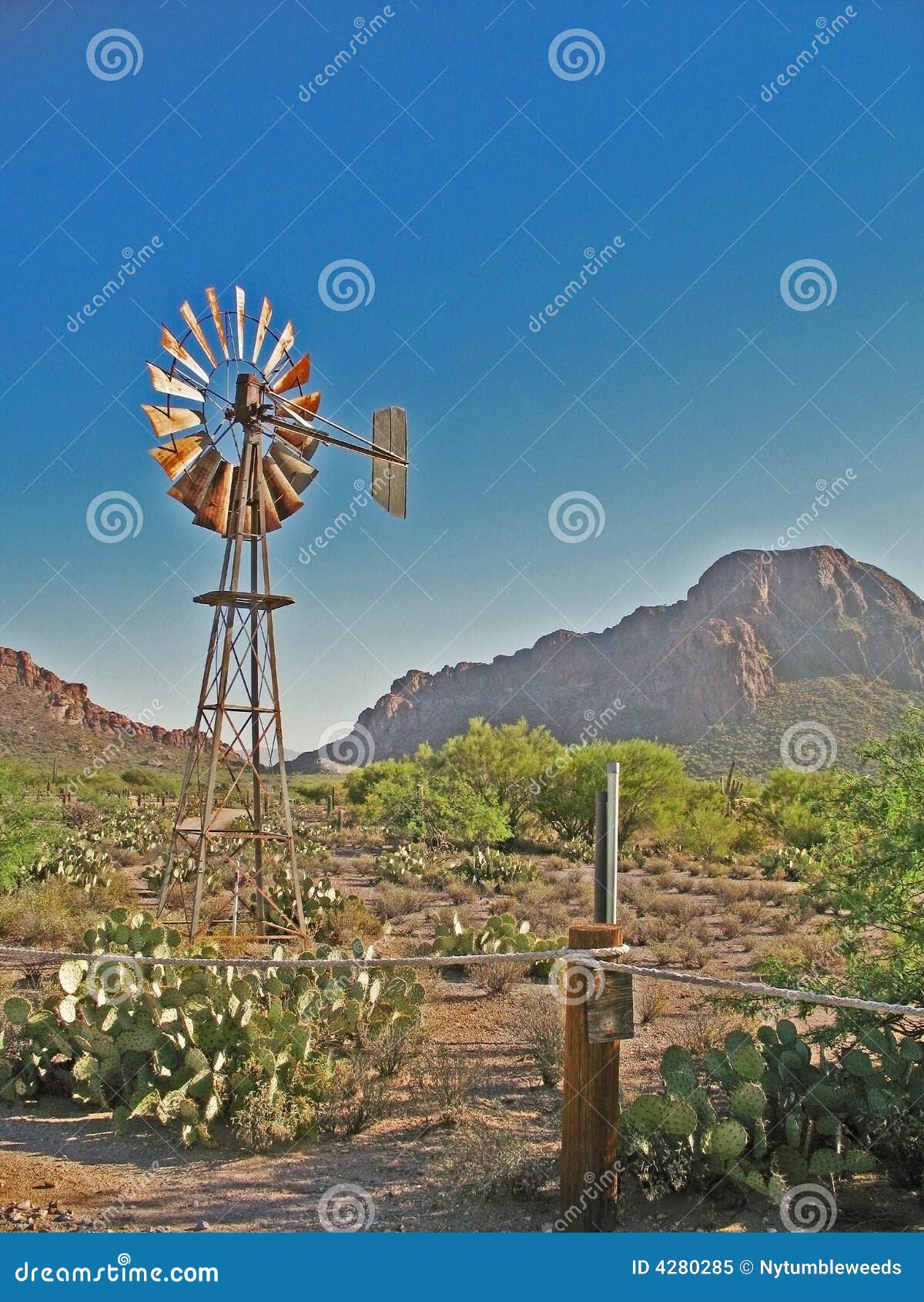 Western Desert Scene stock image. Image of farming, blue - 4280285