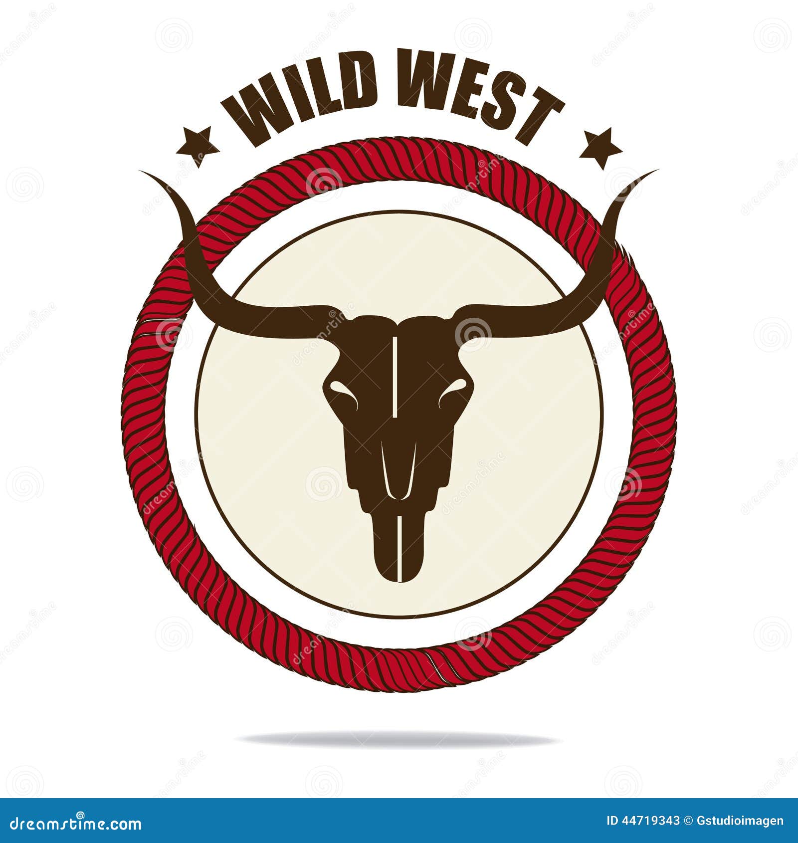 Western design stock vector. Illustration of sign, grunge - 44719343