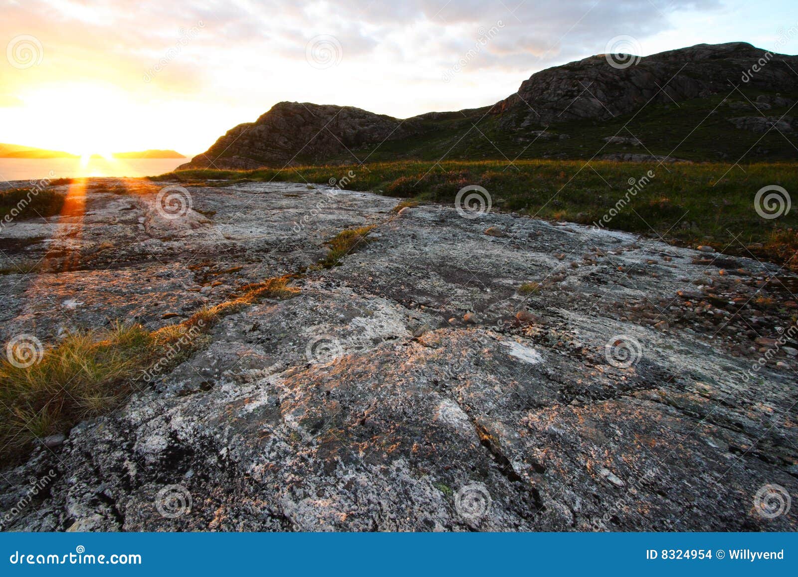 The Western Highlands Sunset Stock Photo - Image of shieldaig, light ...
