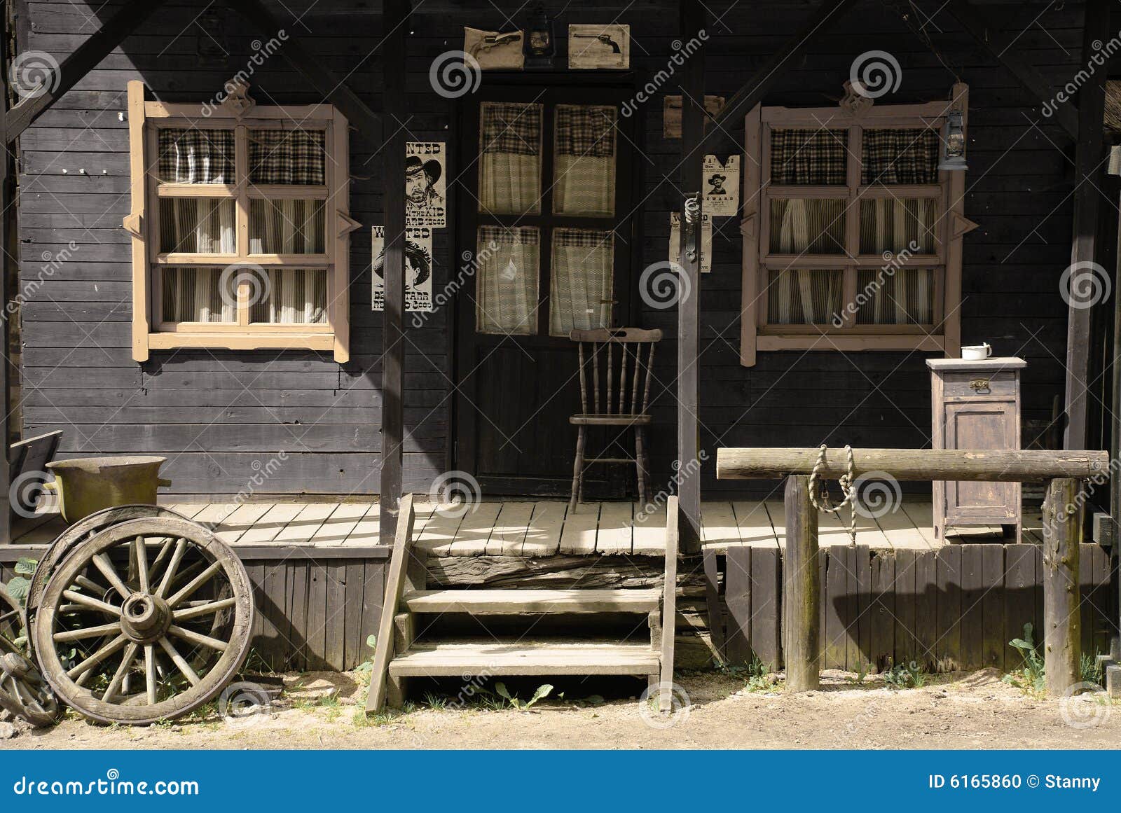 Western house stock photo. Image of shutter, girder, door - 6165860