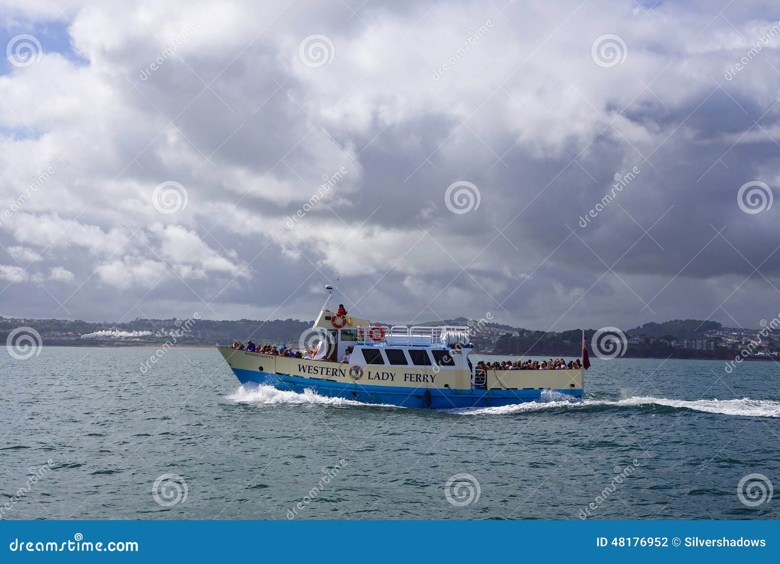 The western lady ferry editorial photography. Image of english - 48176952