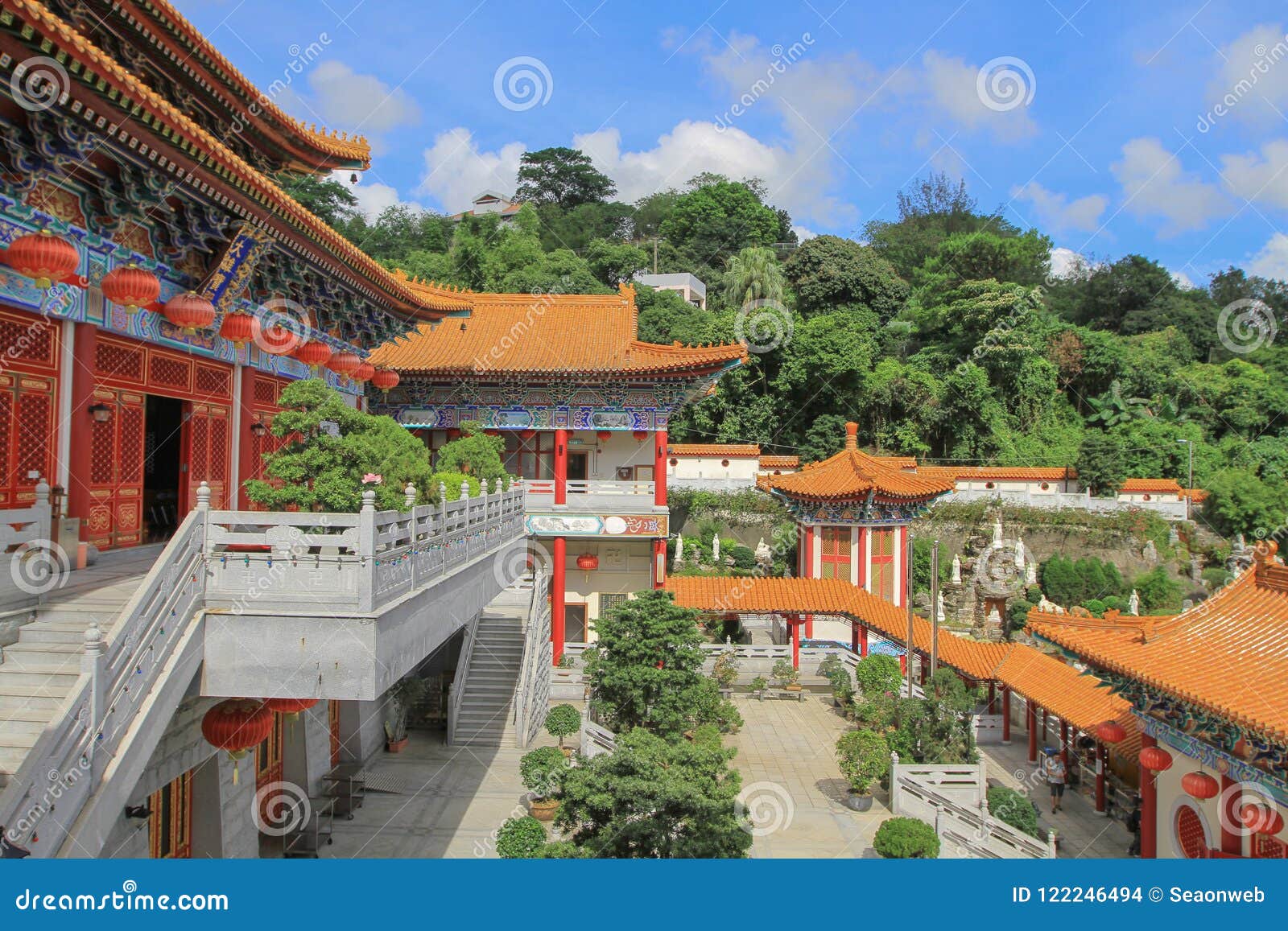 Tsuen Wan, the Western Monastery , Hk 2010 Stock Photo - Image of ...