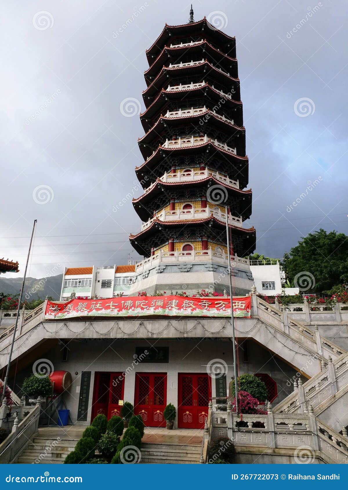 Western Monastery Tsuen Wan Hong Kong Stock Image - Image of hong ...