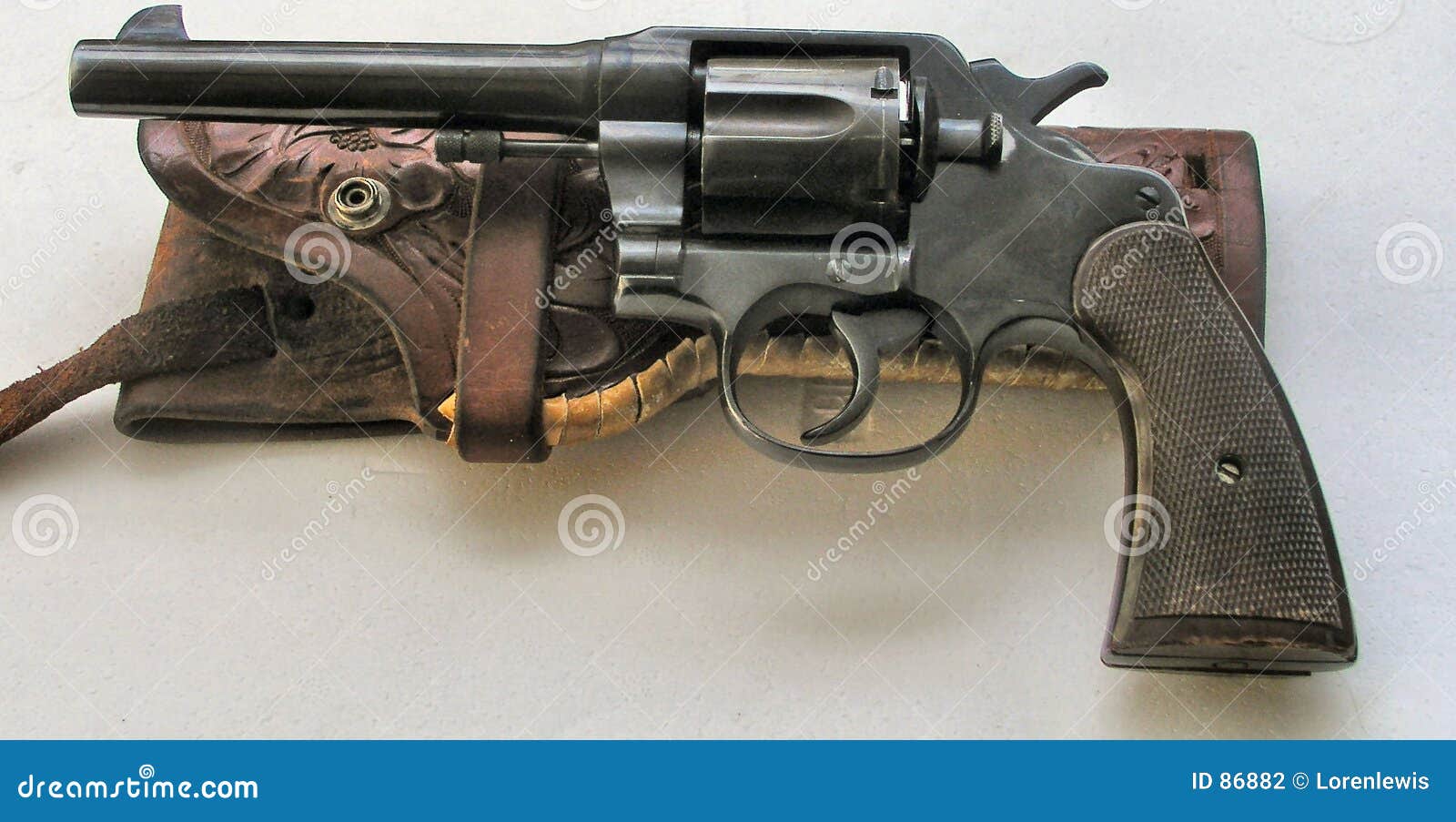 Western Revolver and Holster Stock Photo - Image of cowboy, hunting: 86882