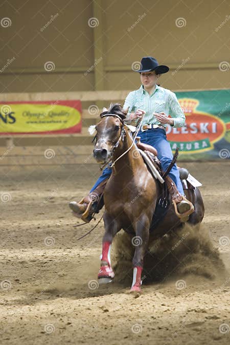 Western riding competition editorial stock image. Image of spin - 5183159