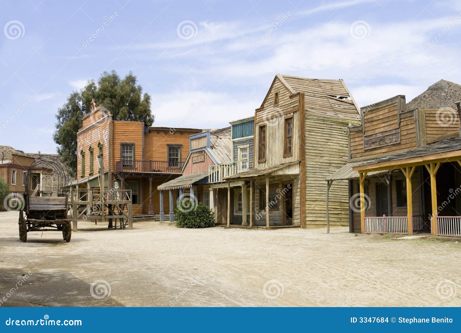 Western scenery stock photo. Image of dust, dirty, yellow - 3347684