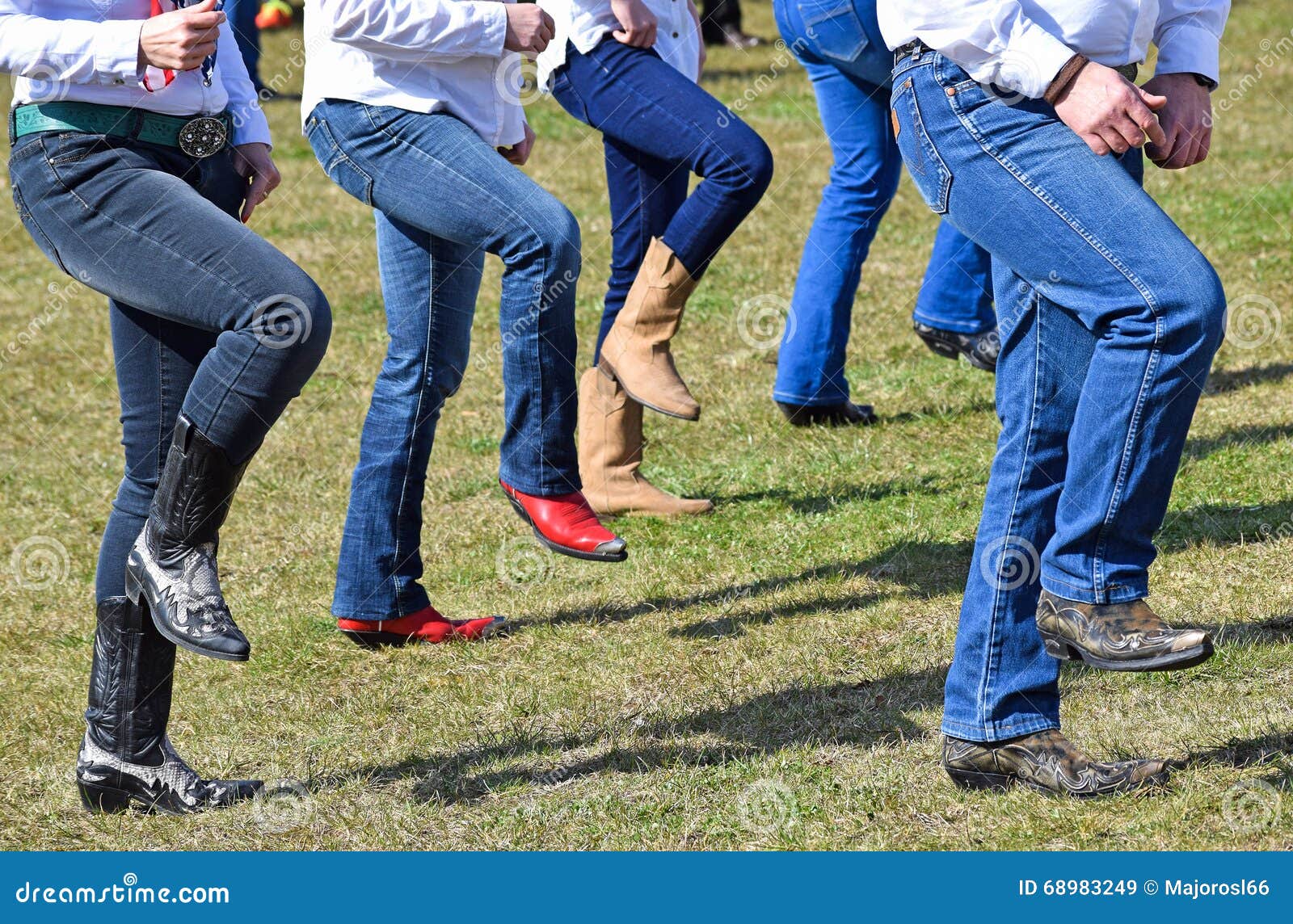 Western show dance stock image. Image of white, adult - 68983249