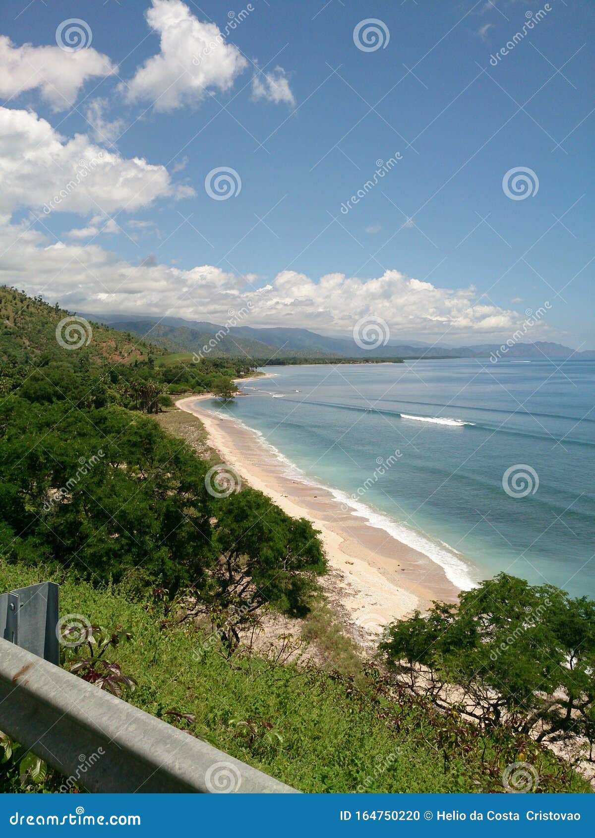 Western Side of One Dollar Beach Timor Leste Stock Photo - Image of ...