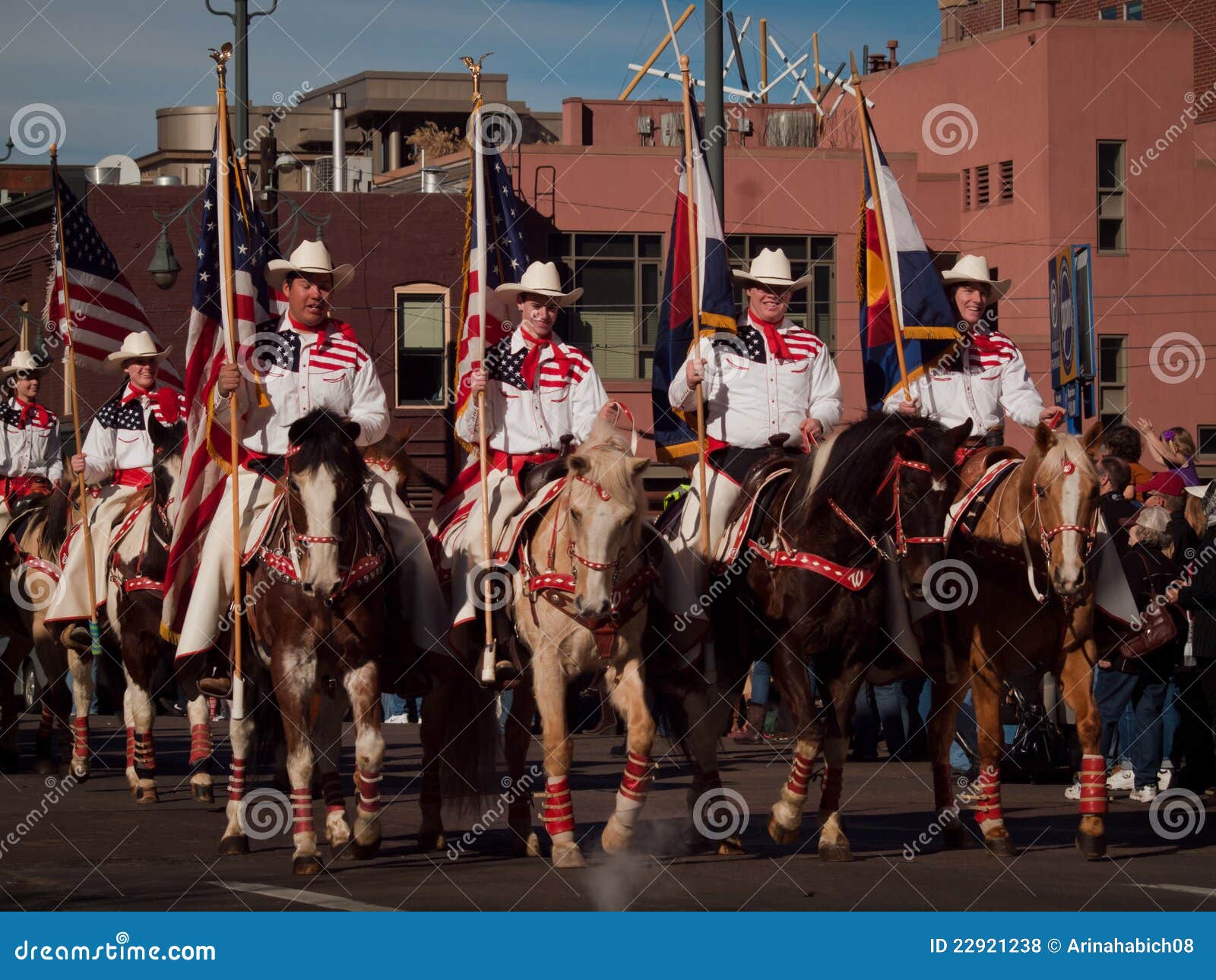Western Stock Show Parade editorial stock photo. Image of mountain ...