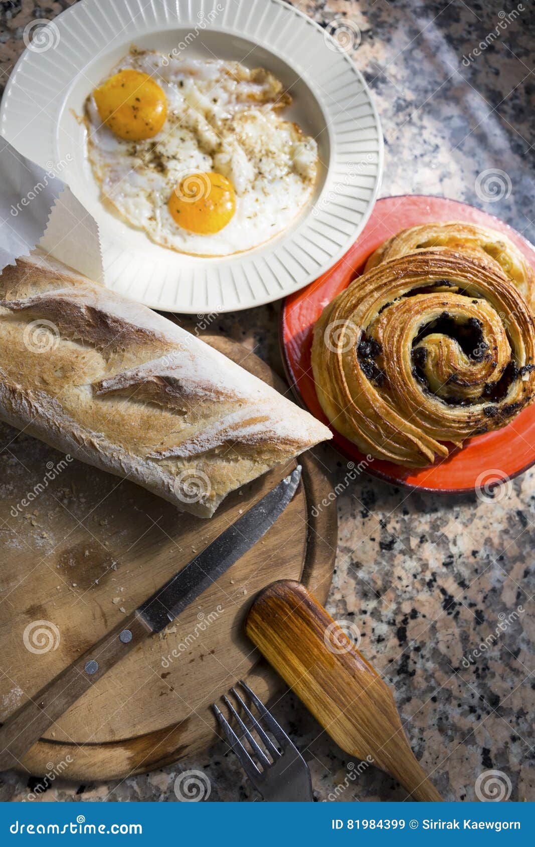 Western style breakfast stock image. Image of table, gourmet - 81984399
