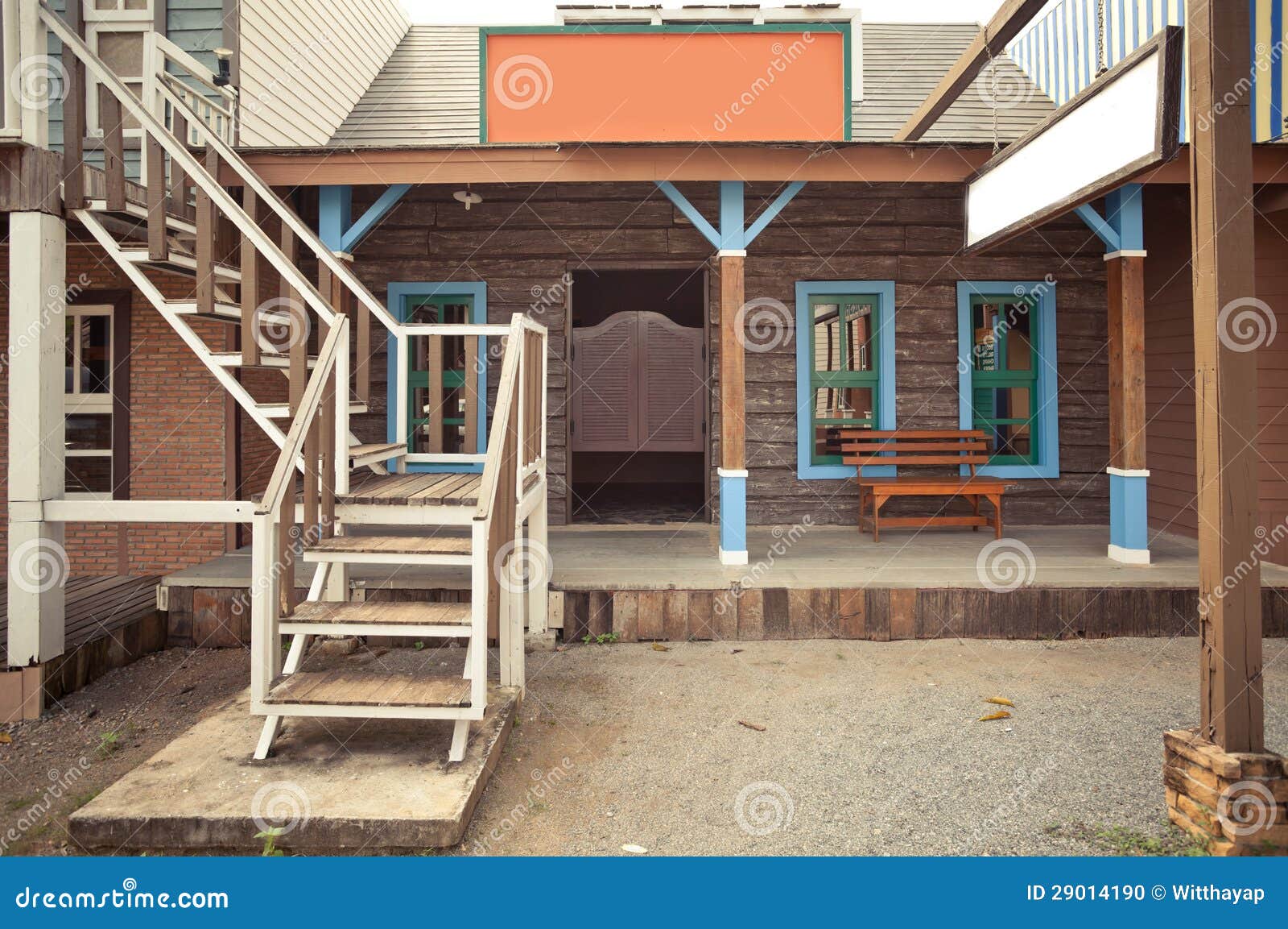 Western style building stock photo. Image of equipment - 29014190