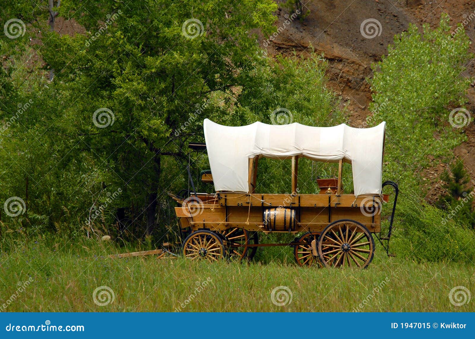 Western style wagon stock image. Image of pioneer, house - 1947015