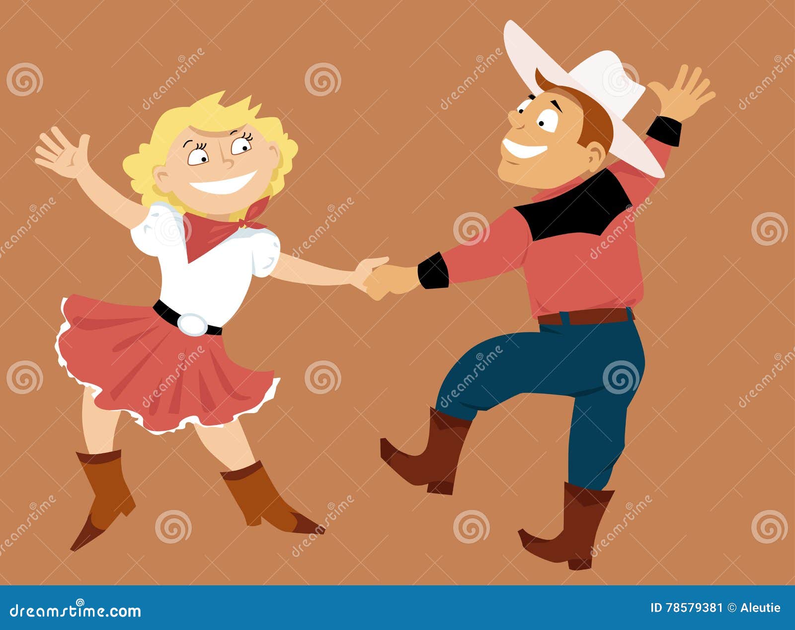 Western swing stock vector. Illustration of social, bluegrass - 78579381
