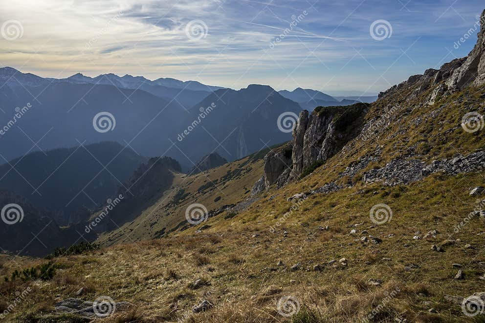 Western Tatra Mountains in October Stock Image - Image of grass, autumn ...