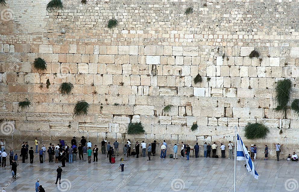 The Western Wall editorial stock image. Image of holyland - 1103124