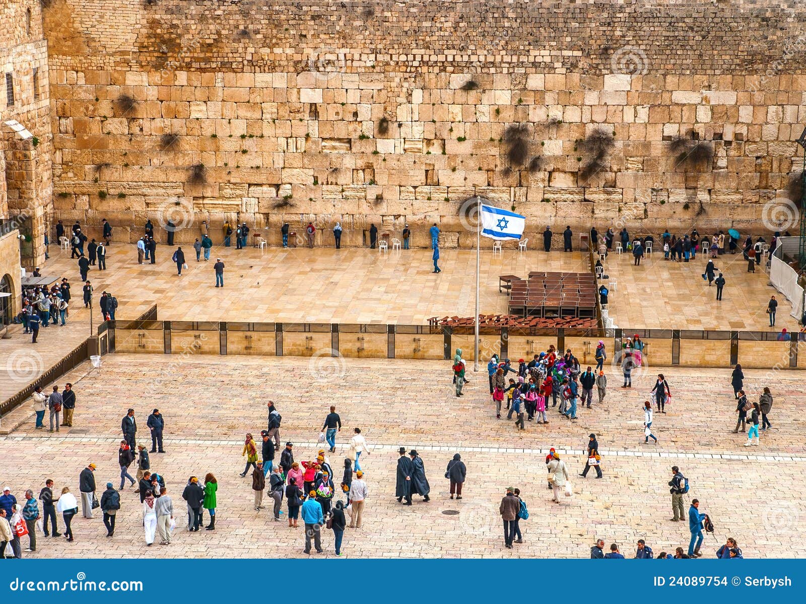 The Western Wall, Jerusalem Editorial Stock Image - Image of rock ...