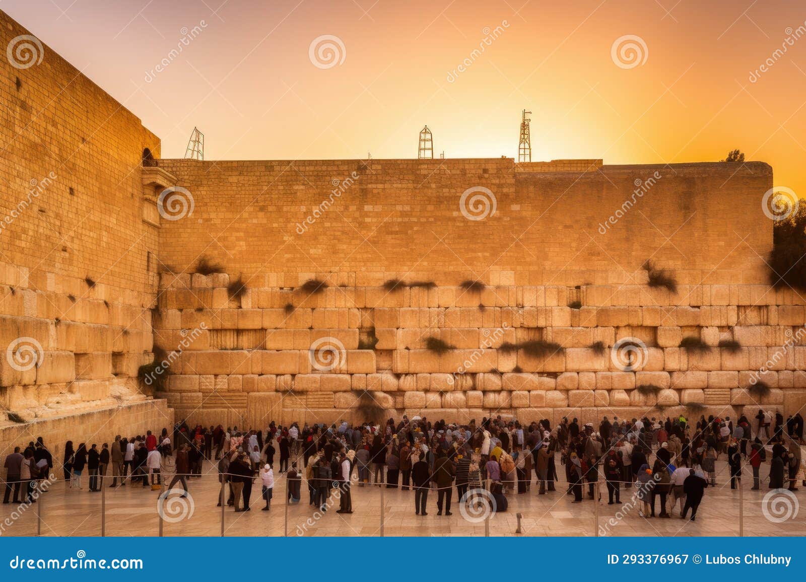 Devout Worshippers Engaged In Prayer During A Solemn And Reverent ...