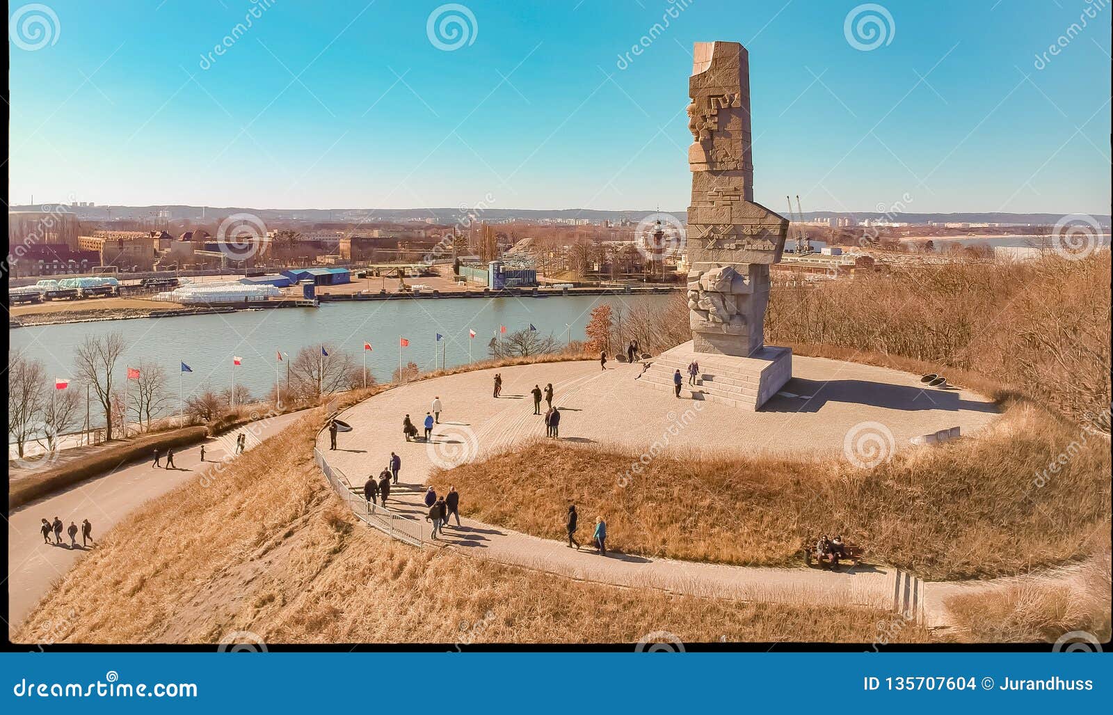Westerplatte monument editorial stock image. Image of westerplatte ...