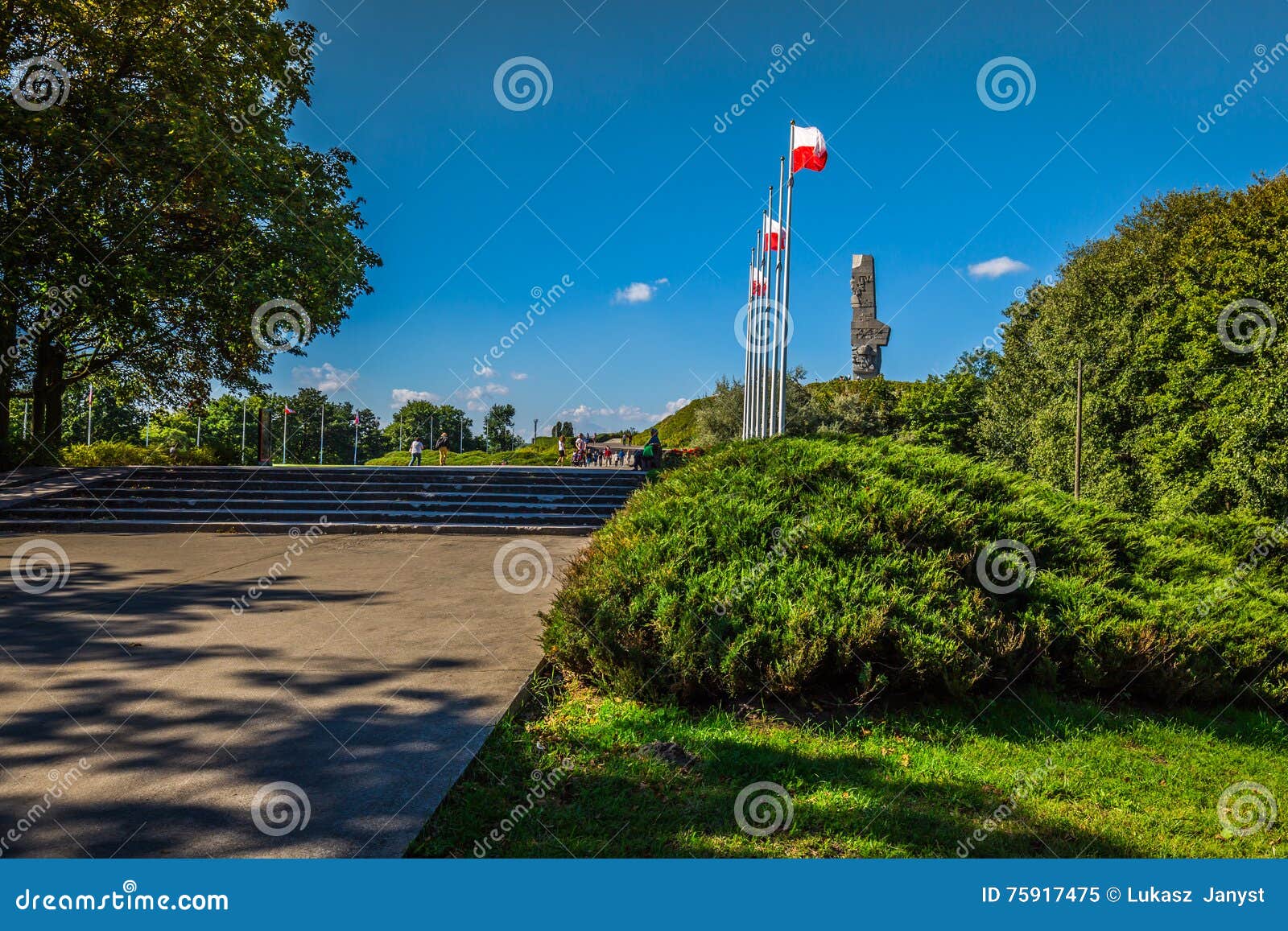 Westerplatte. Monument Commemorating First Battle of Second Worl ...