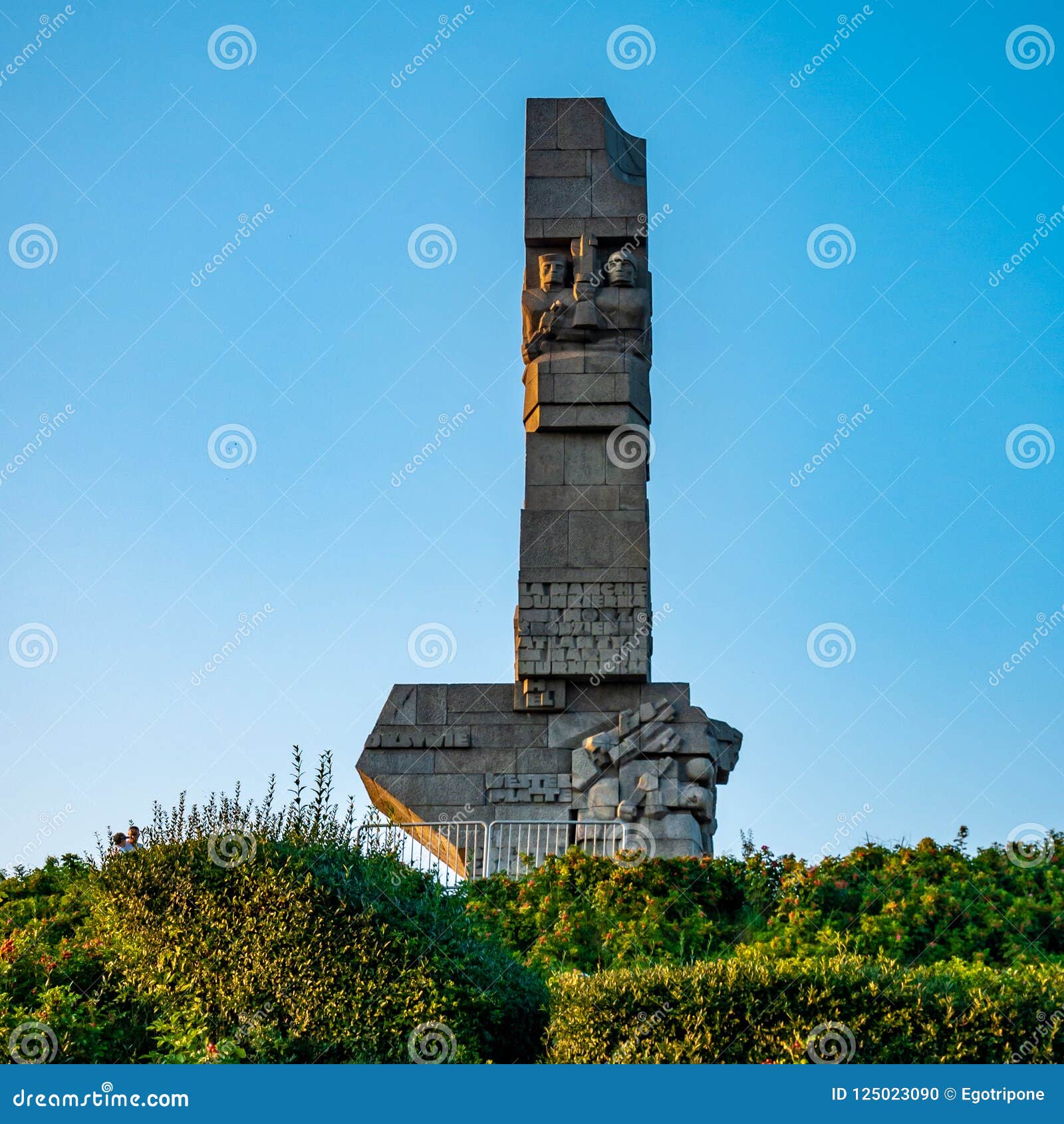 Westerplatte Monument in Gdansk. Editorial Image - Image of country ...