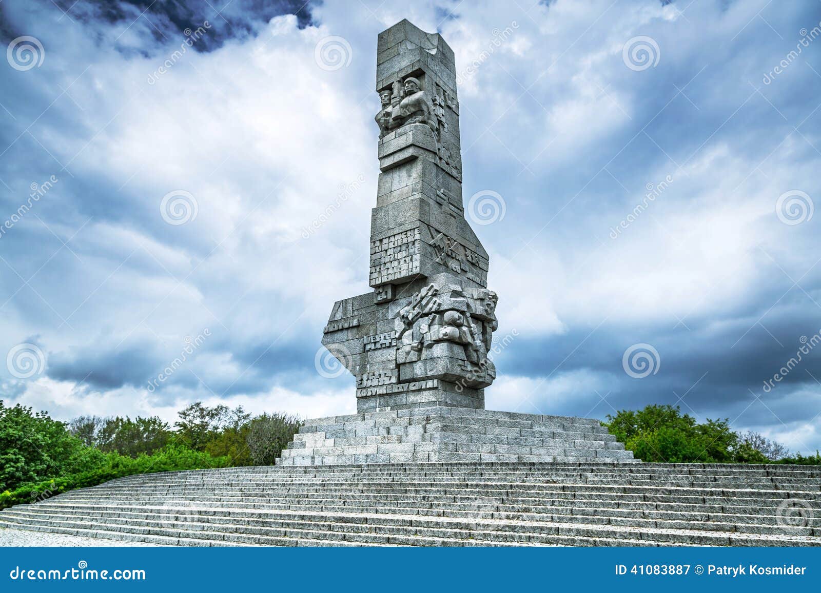 Westerplatte Monument in Memory of the Polish Defenders Editorial ...