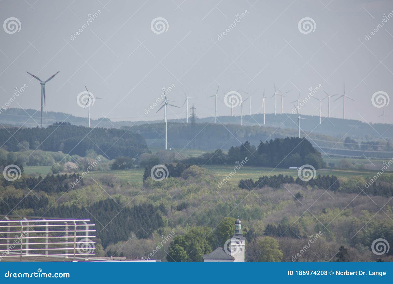 Westerwald Hilltop with Trees Stock Photo - Image of mountain, hilltop ...