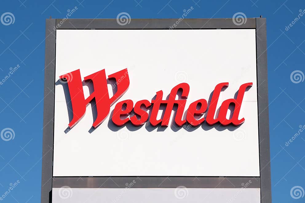 Westfield Sign editorial image. Image of mall, conglomerate - 20388005