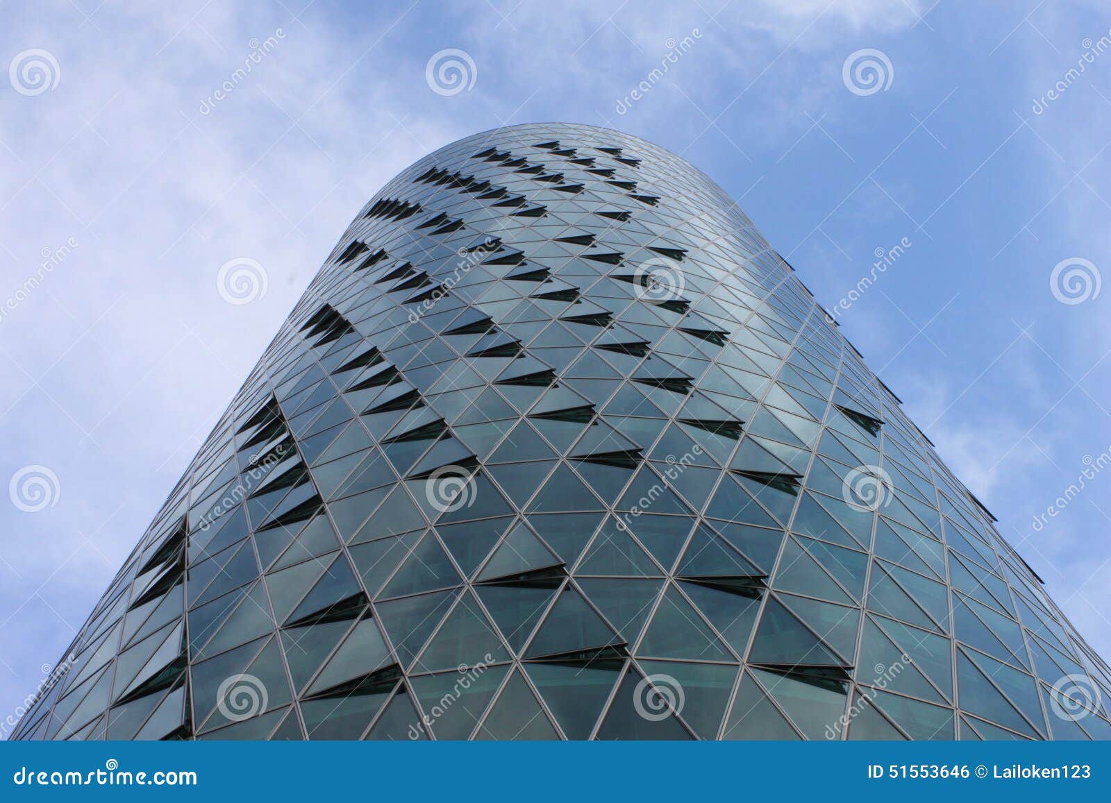 Westhafen Tower Face Stock Image | CartoonDealer.com #51553579