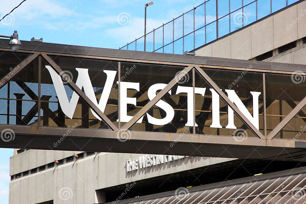 Westin Sign editorial stock image. Image of modern, resorts - 19626559