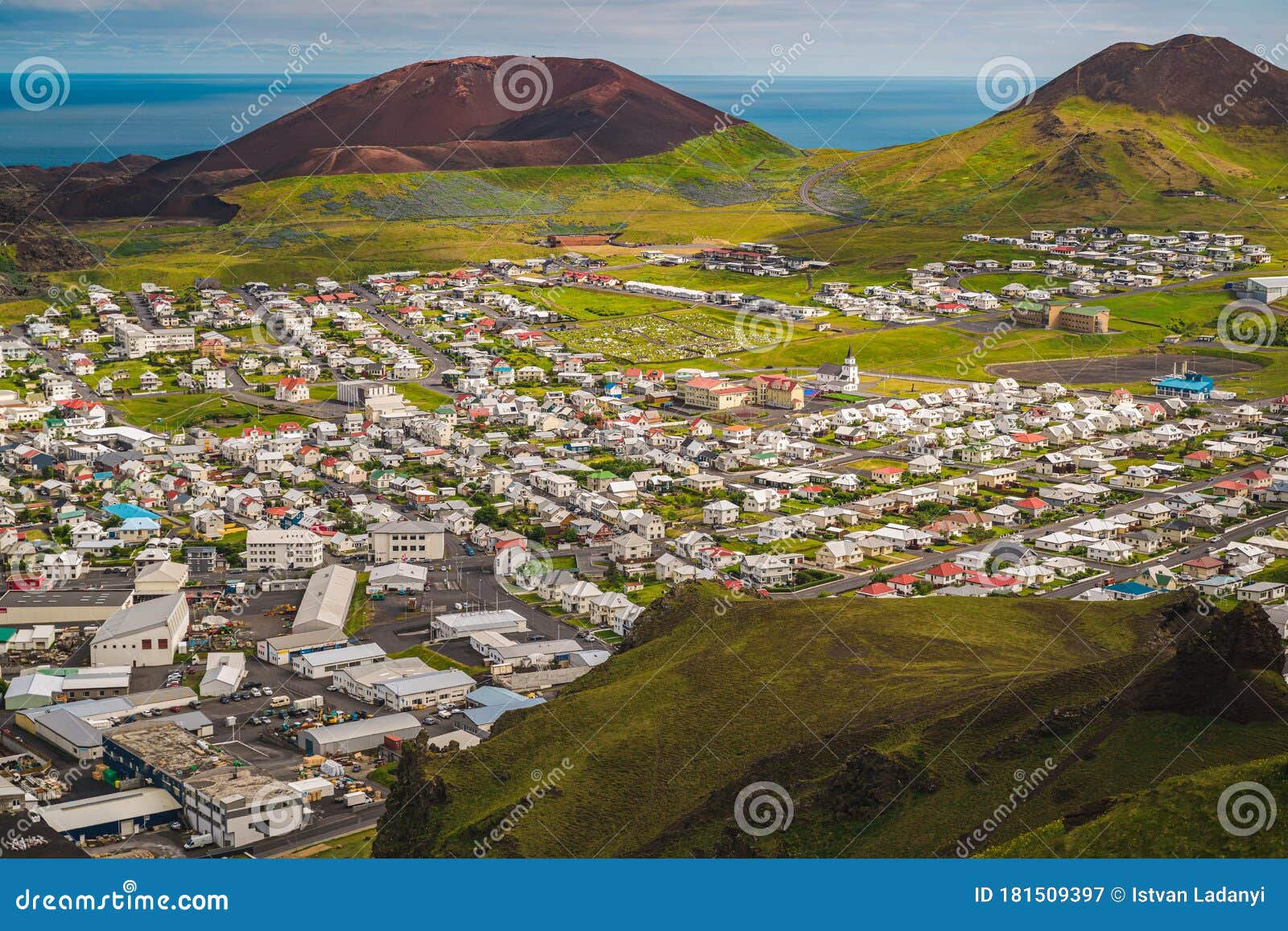 Westman Islands, Iceland Top View Stock Image - Image of atlantic ...