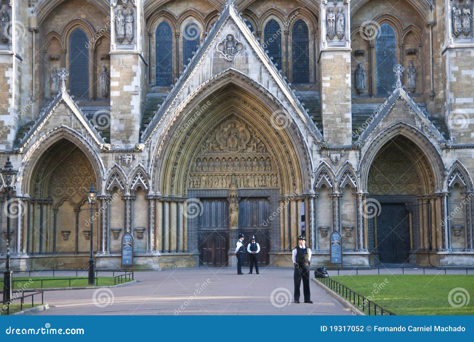 Westminster Abbey Being Guarded Editorial Photography - Image of facade ...