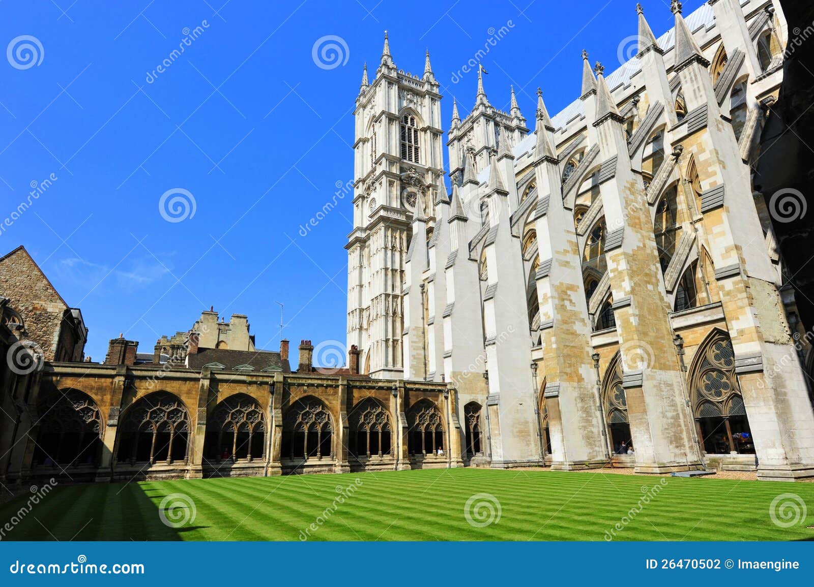 Westminster Abbey Interior Courtyard Stock Photo - Image of christian ...