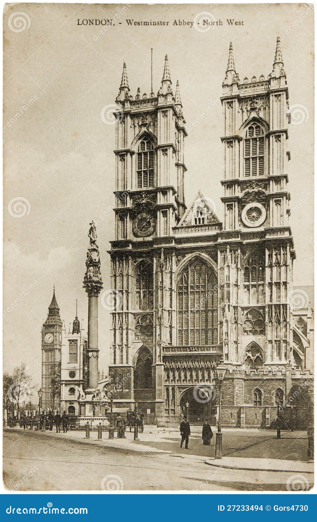 Westminster Abbey Postcard editorial stock image. Image of facade ...