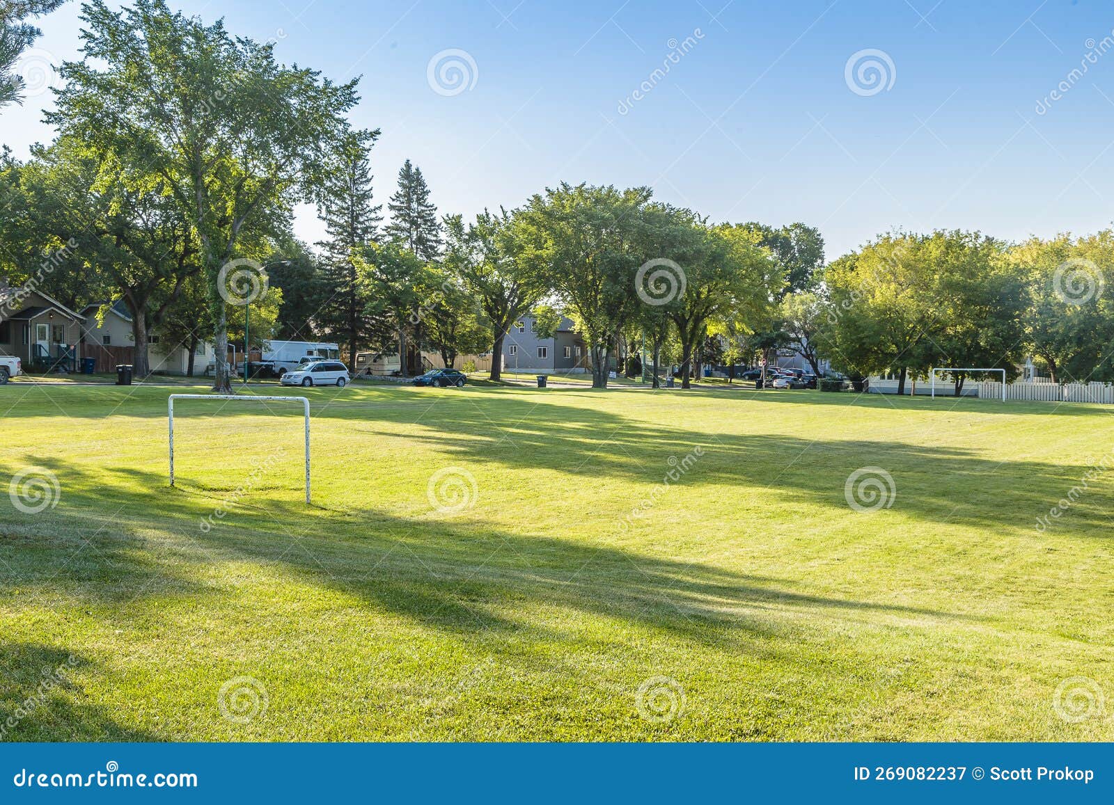 Westmount Park in Saskatoon, Canada Stock Image - Image of landscape ...