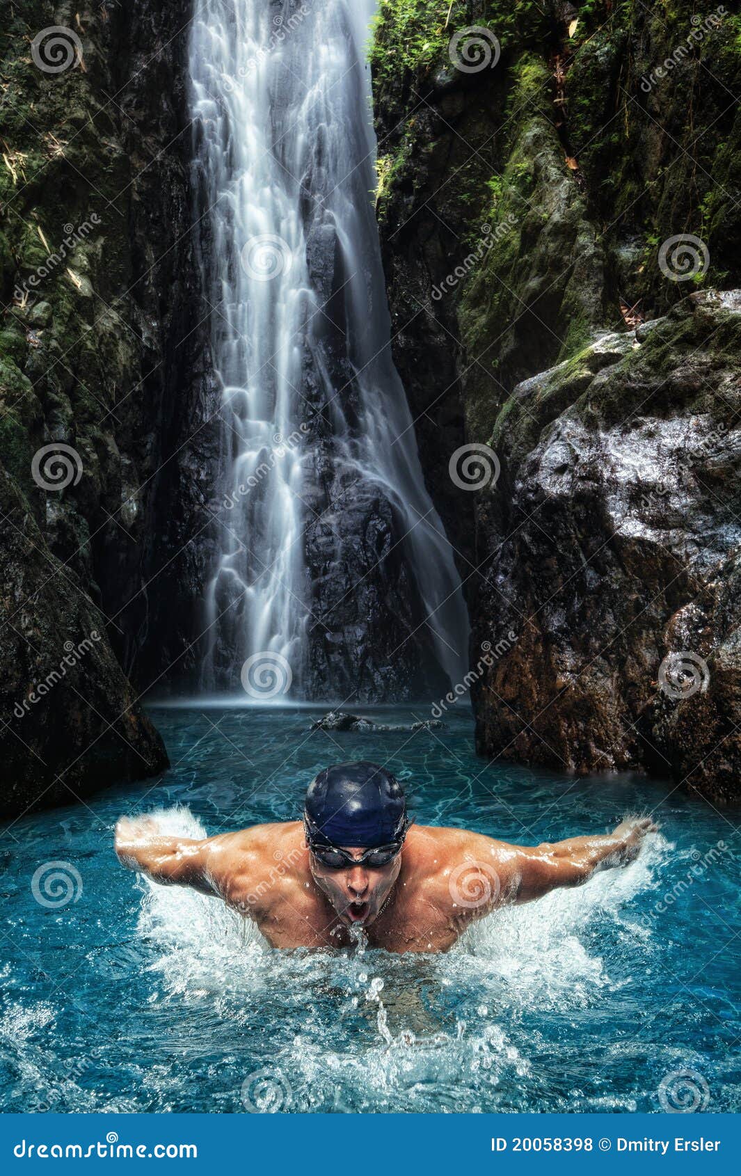 Wet stock photo. Image of achievement, sportman, athlete - 20058398