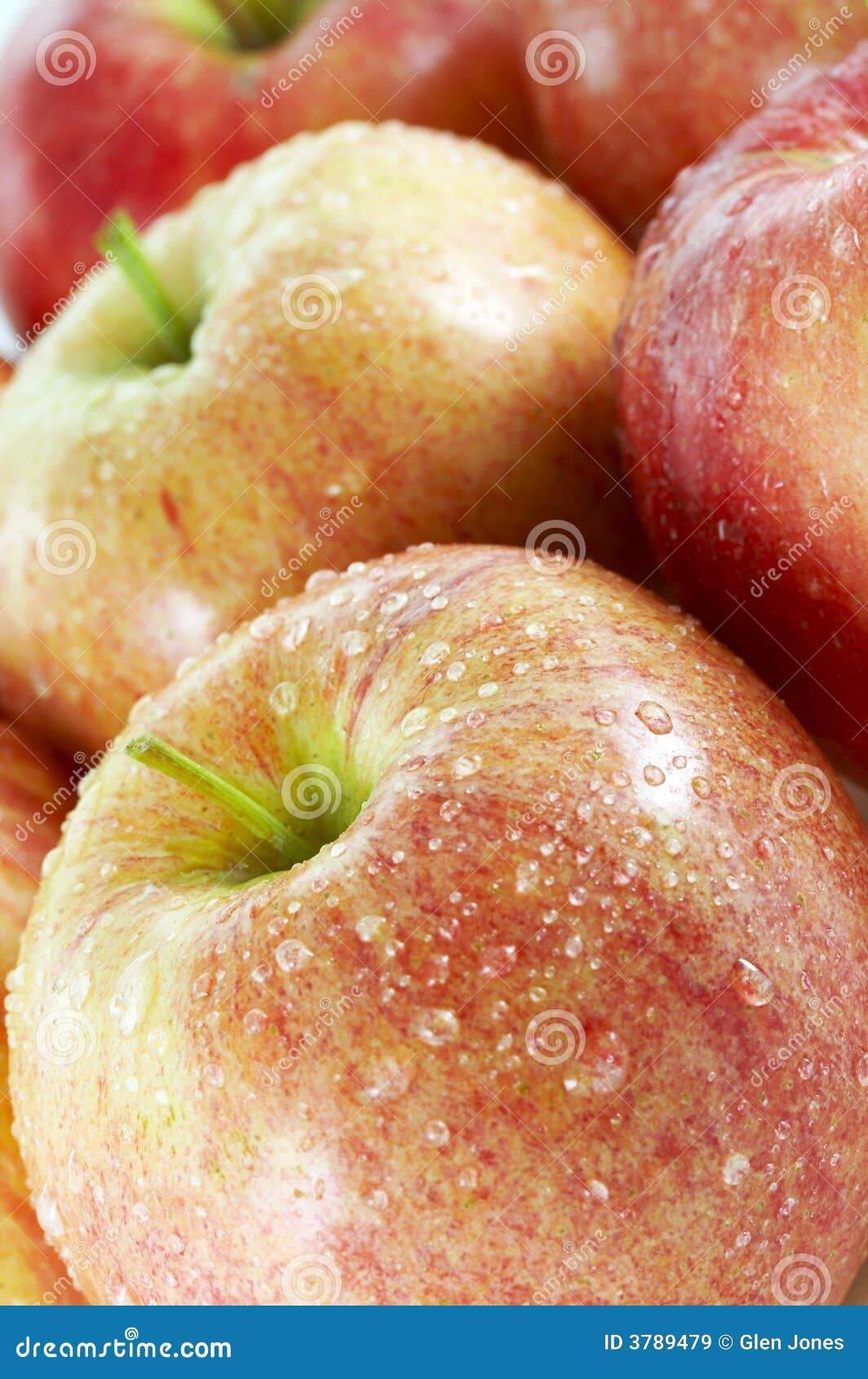 Wet apples stock image. Image of delicious, healthy, vitamins - 3789479